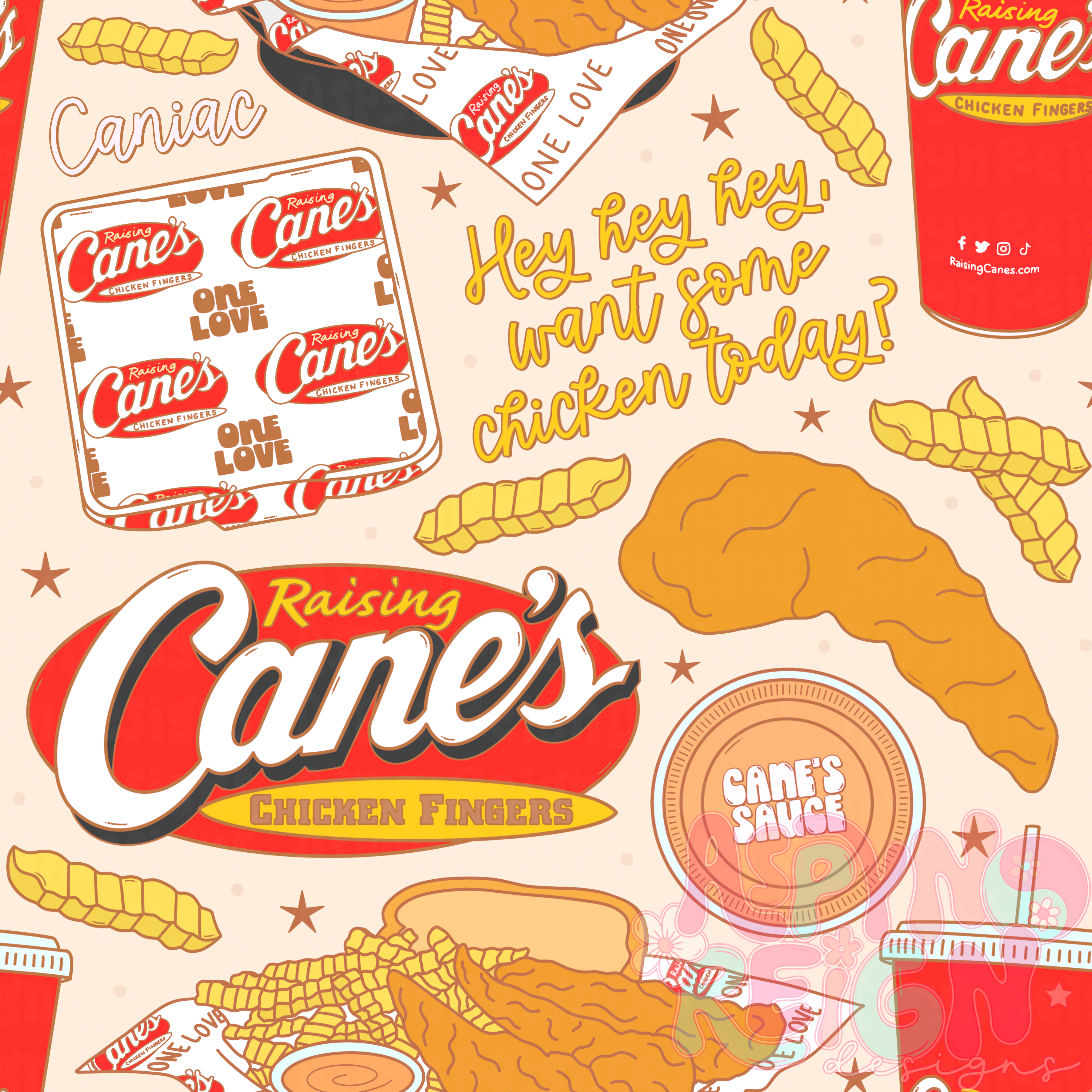 RC Chicken | Beige Background – Aspyn Reign Designs