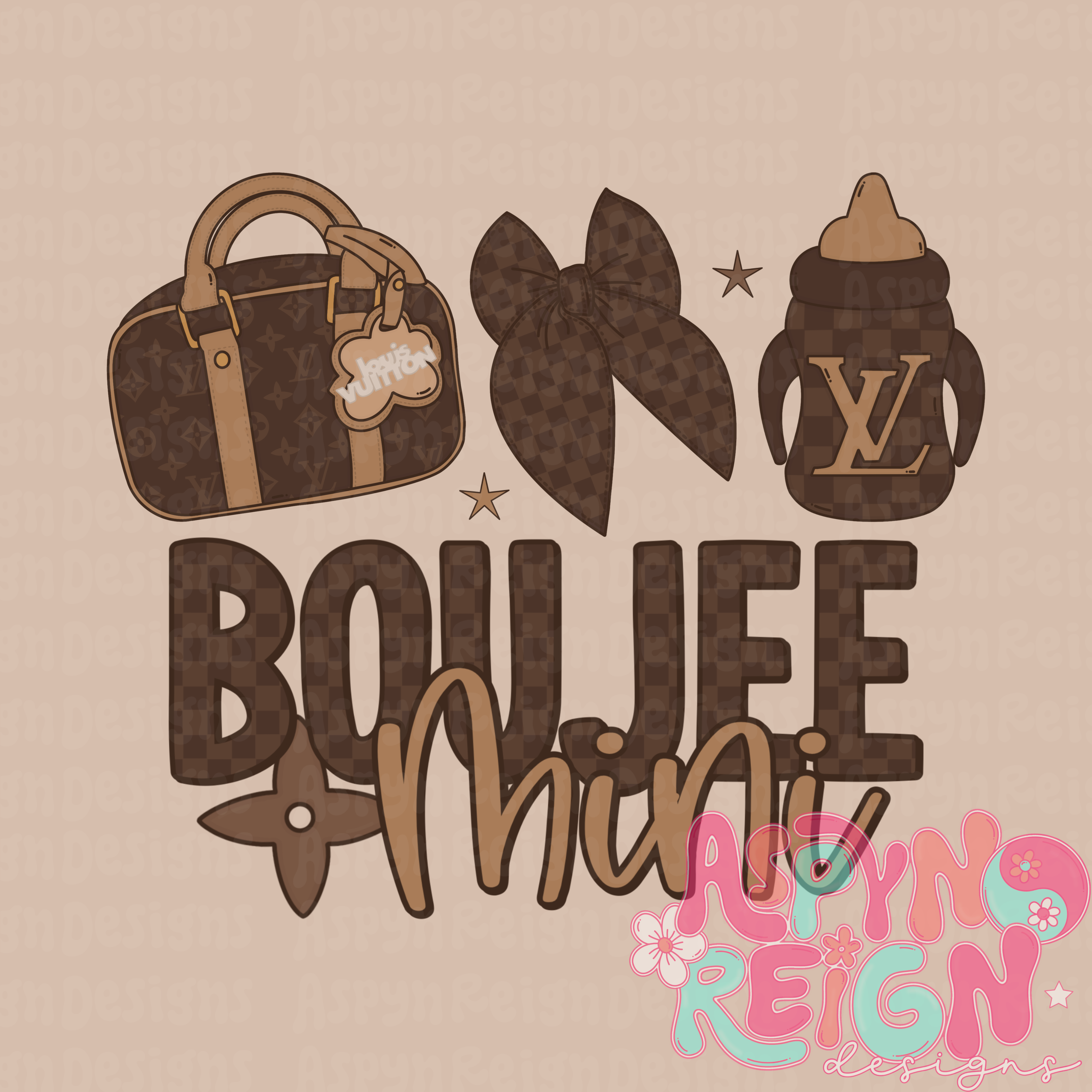 Boujee Mini (baby) | Neutral Colorway | PNG – Aspyn Reign Designs